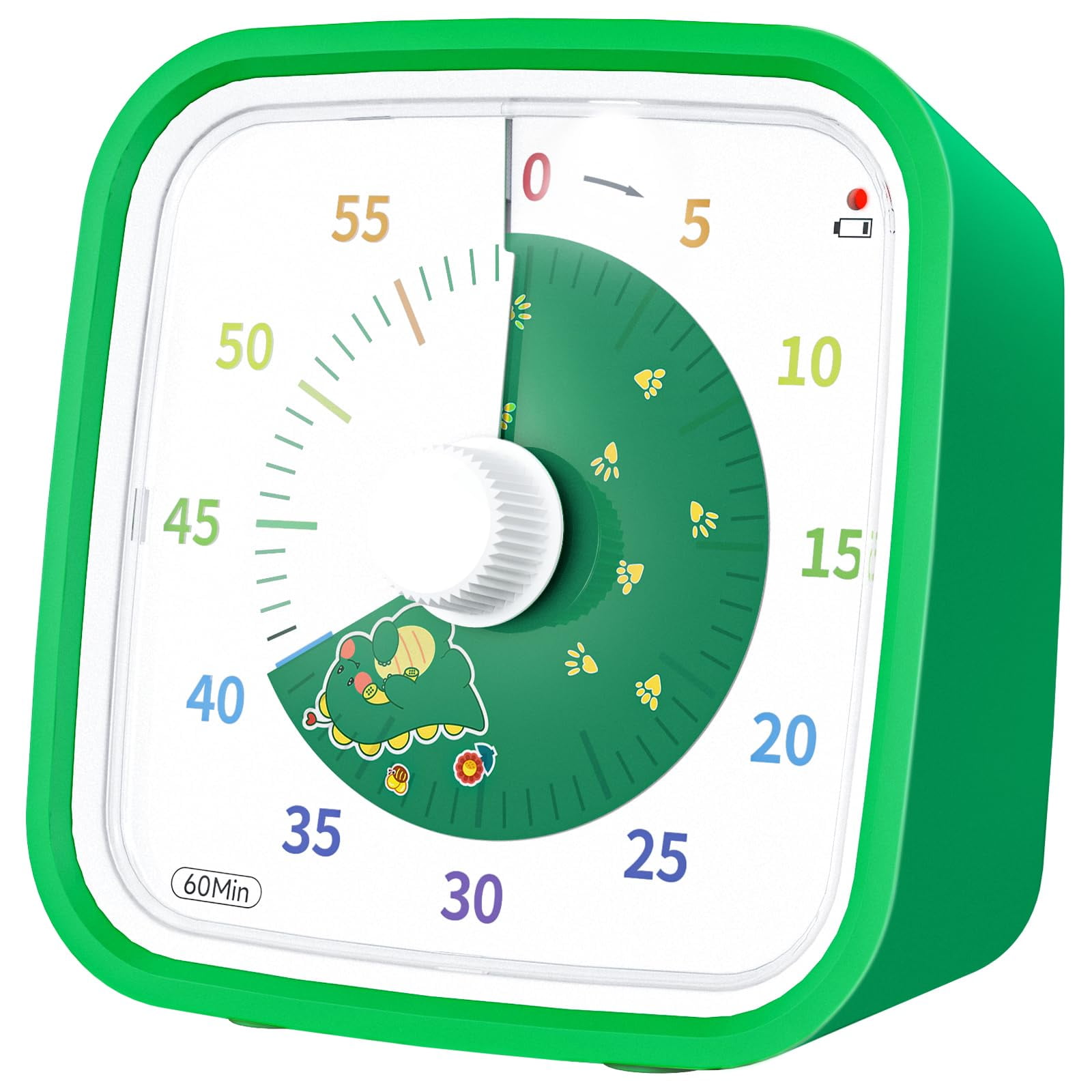 60 Minute Kitchen Visual Timer for Kids, Visual Countdown Timer for ...