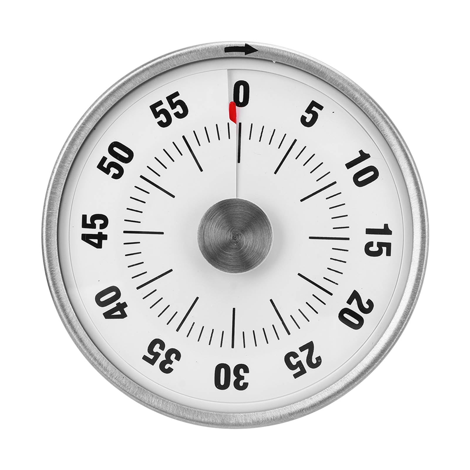 60-Minute Magnetic Visual Timer, Stainless Steel, Plastic, and Magnet ...