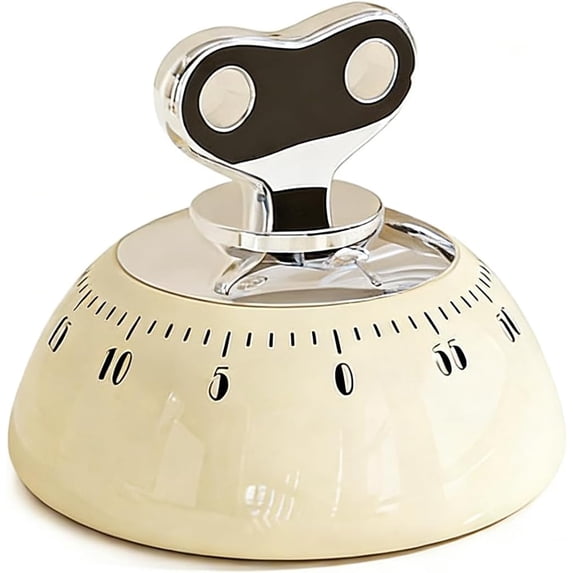 60 Minute Mechanical Kitchen Timer Loud Alarm Magnetic for Cooking ...