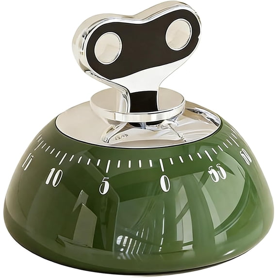 Mechanical Kitchen Timer, 60-Minute Loud Alarm, Visual Magnetic ...