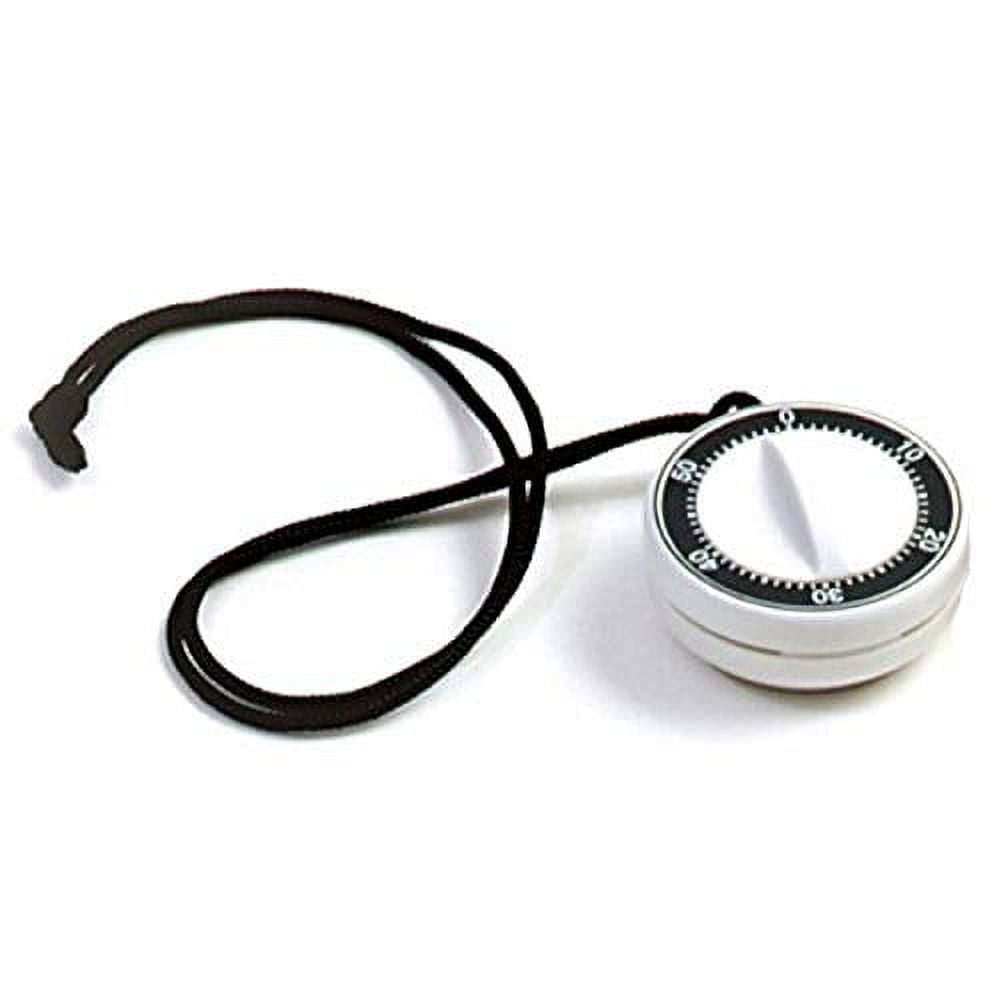 Norpro 60-Minute Kitchen Timer with Long Ring, Magnetic Back and Rope ...