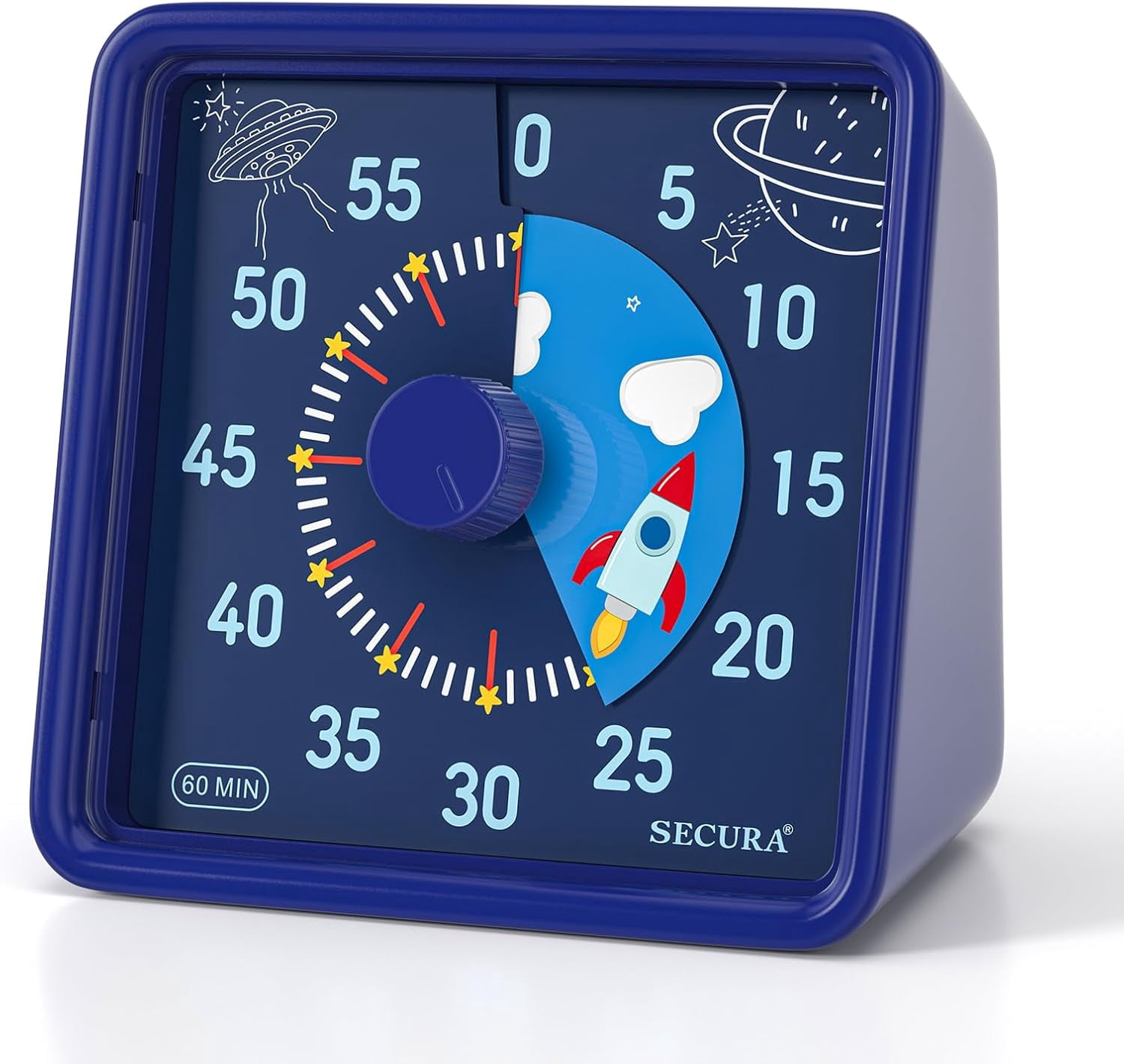 60-Minute Visual Timer for Kids, Time Clocks, Countdown Timer for ...