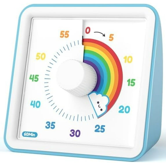 60 Minute Visual Timer for Kids, Visual Countdown Timer for Classroom ...