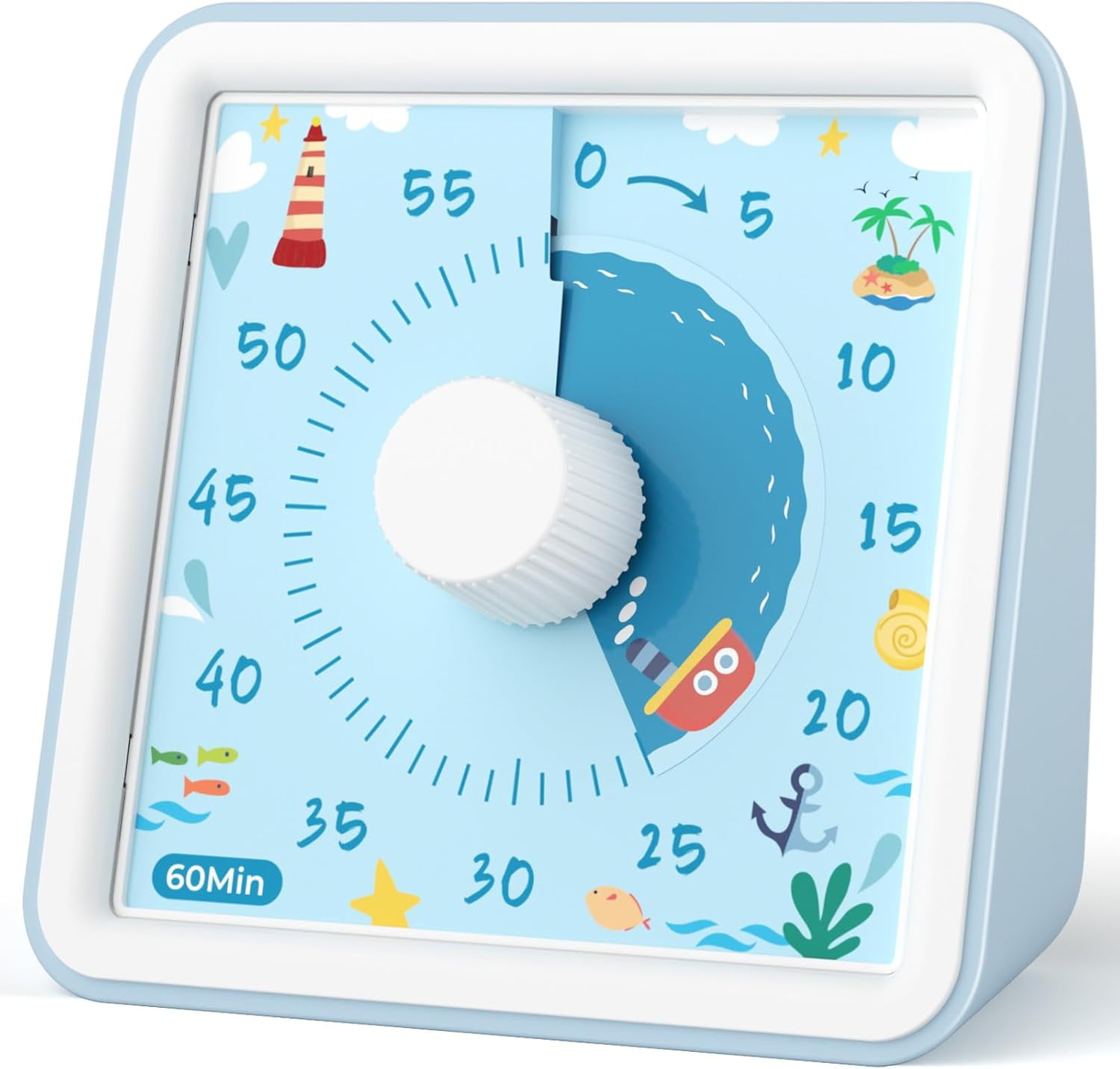 60 Minute Visual Timer for Kids, Visual Countdown Timer for Classroom ...