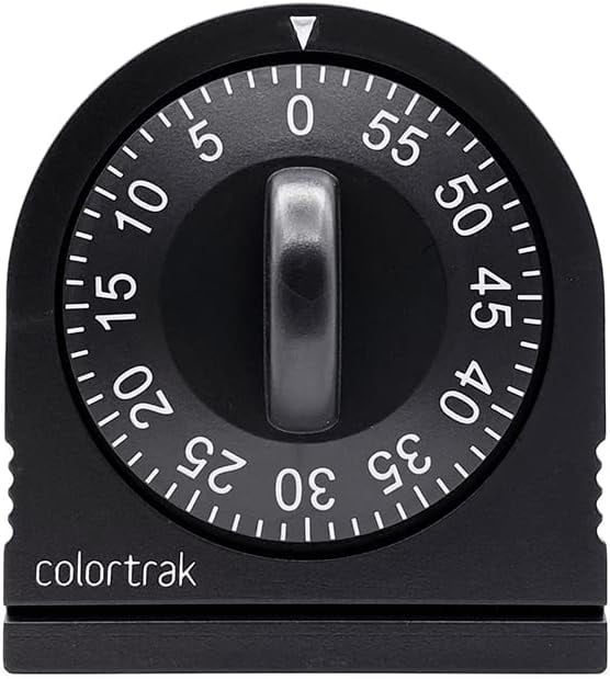 60 Minute Wind Up Timer, Visual Mechanical Timer, from 0 to 60 Minutes ...