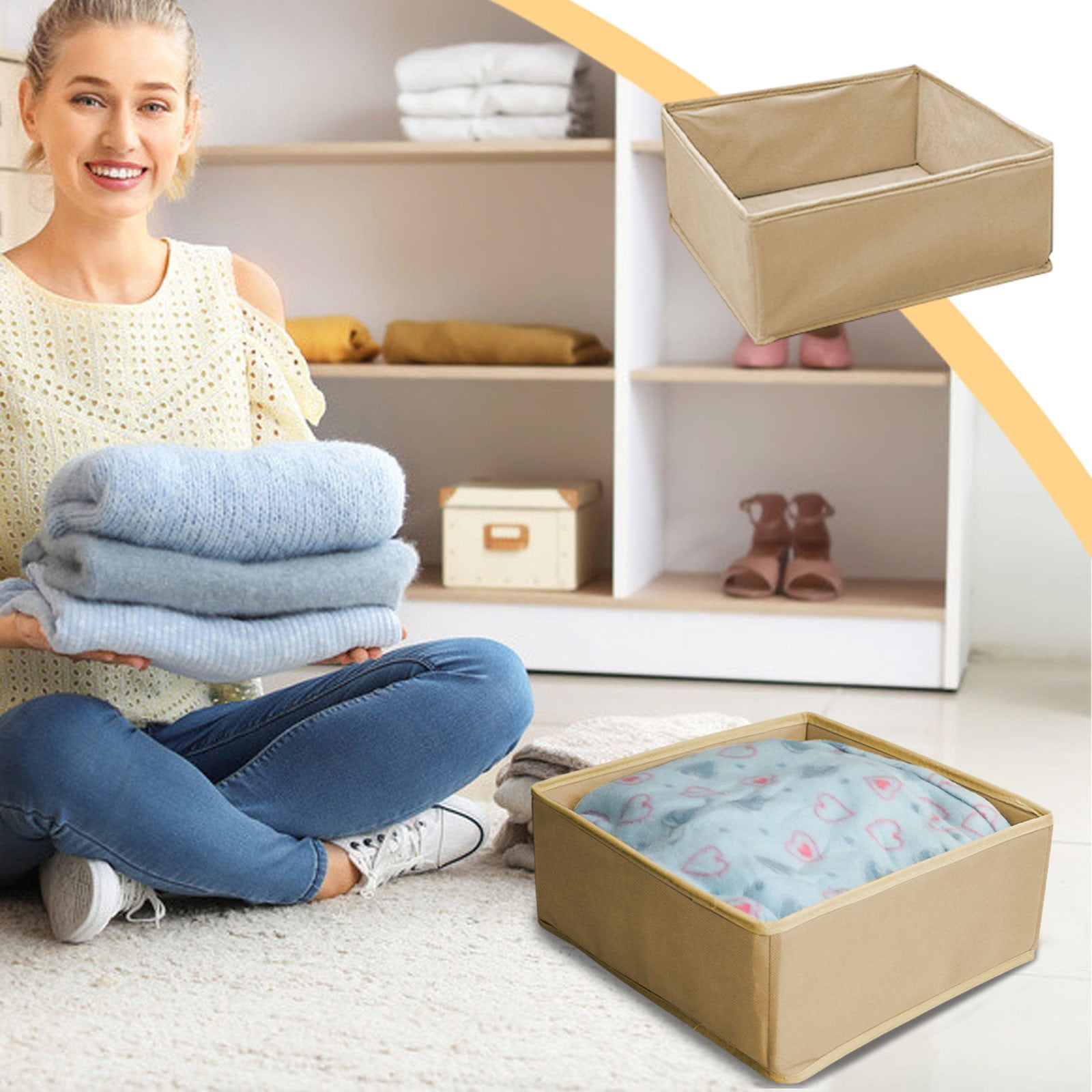 Up to 60% OFF, Drawer Organizer Small Clothing Items, Closet Divider ...