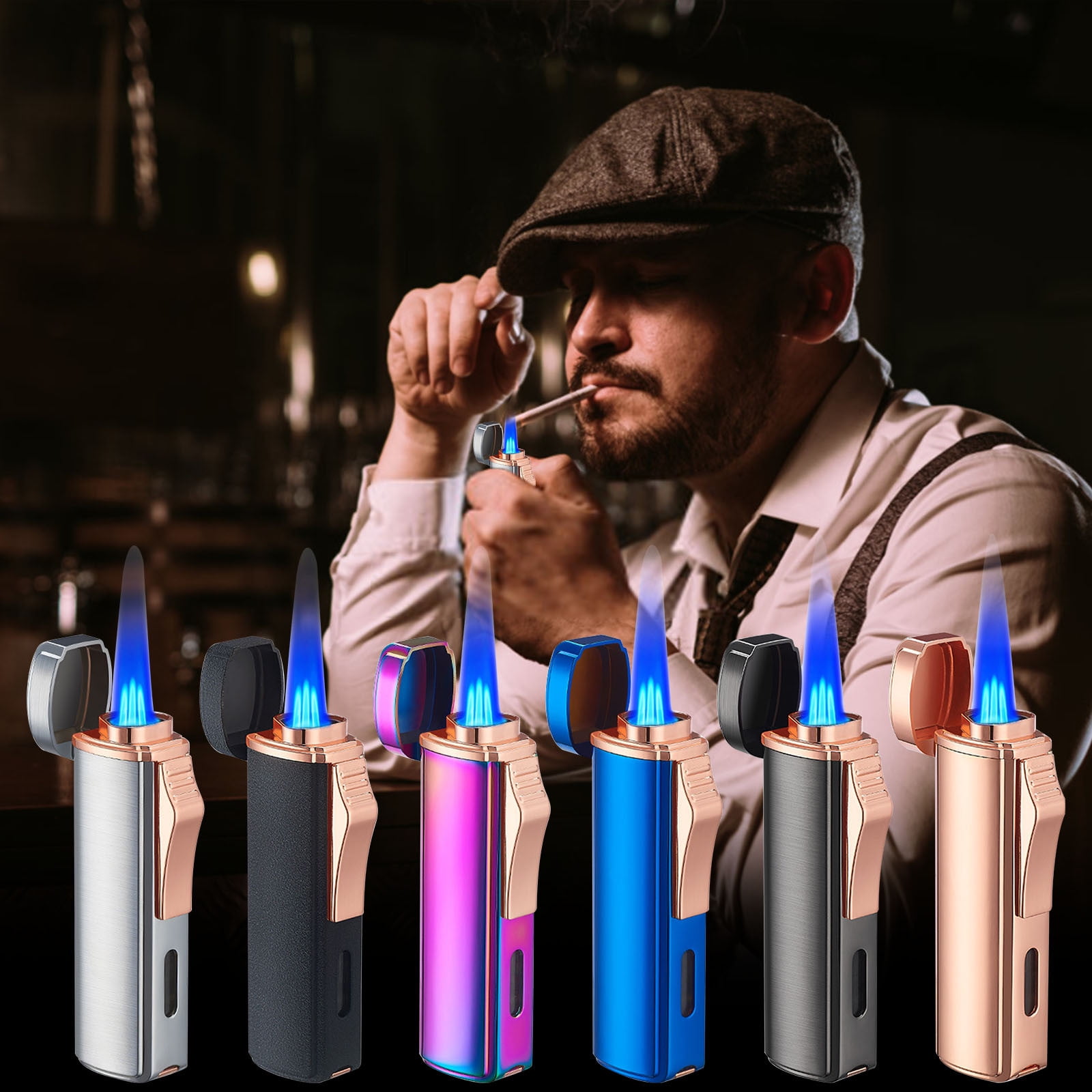 Up to 60% OFF, Rotating Gear Windproof Lighter, Personalized Flame ...