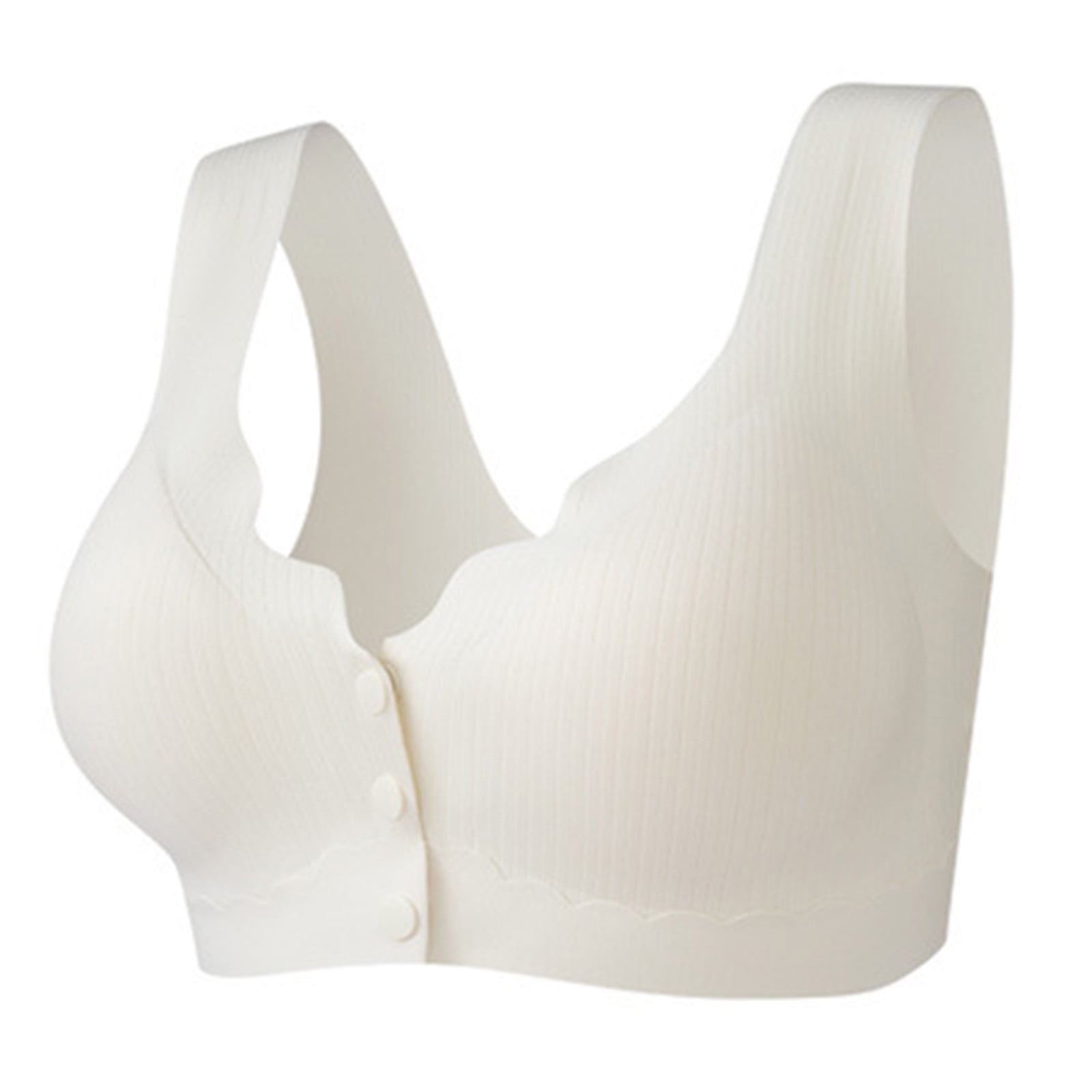 Up to 60% OFF, Women's Soft Cotton Bra, No Wire, Breathable Mesh ...