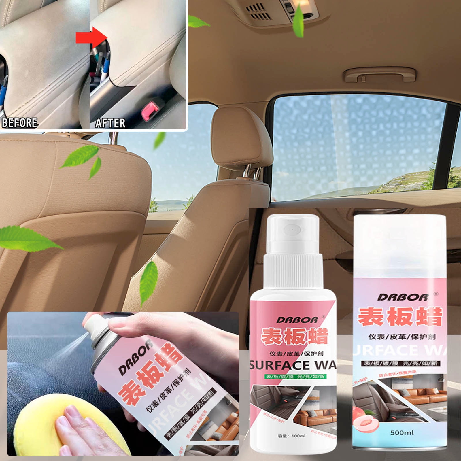 Up to 60% Off, Car Specific Interior Refurbishment Agent For Dashboard ...