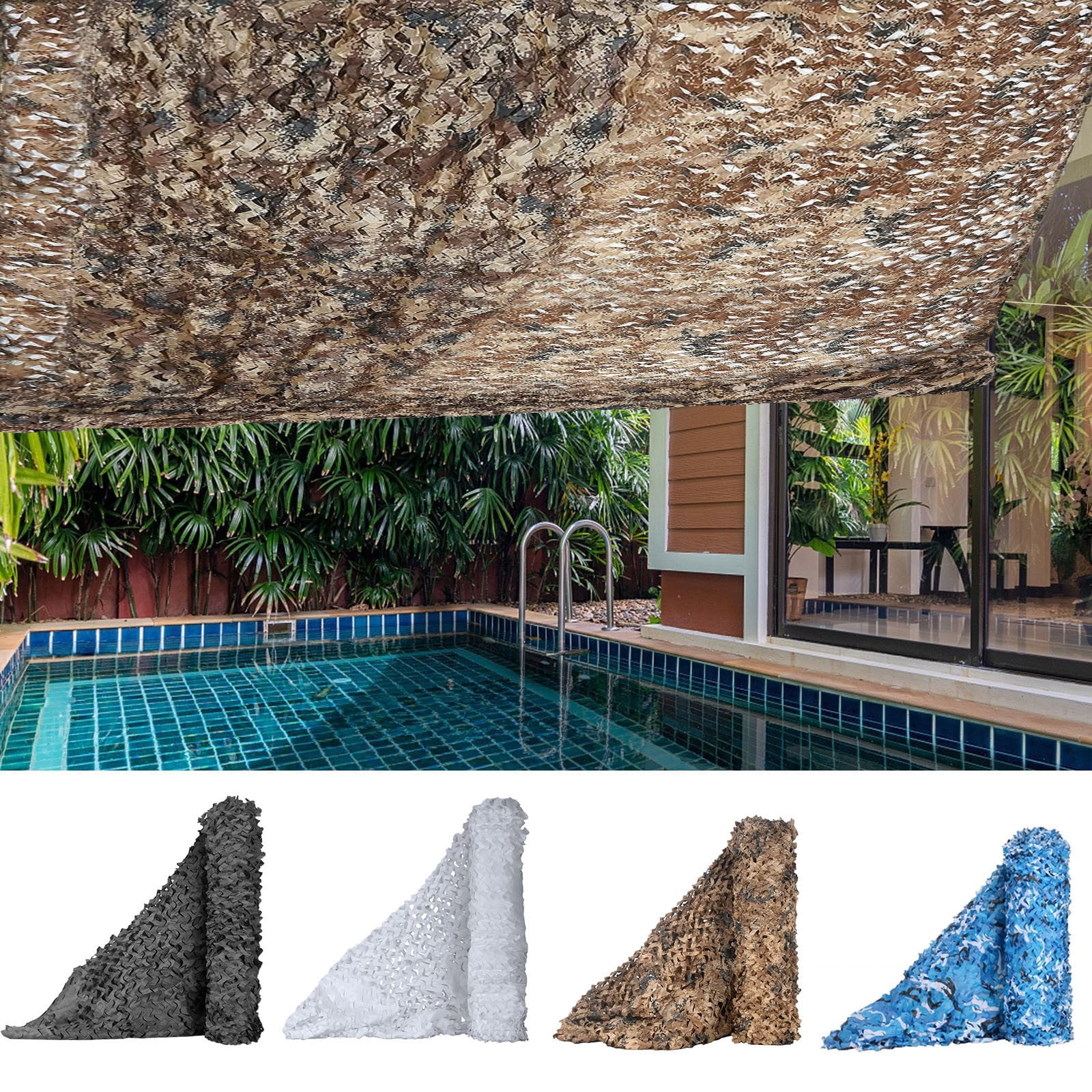 mtvxesu See Through Camo Netting, Sun Shade Outdoor, Shade Sails For ...