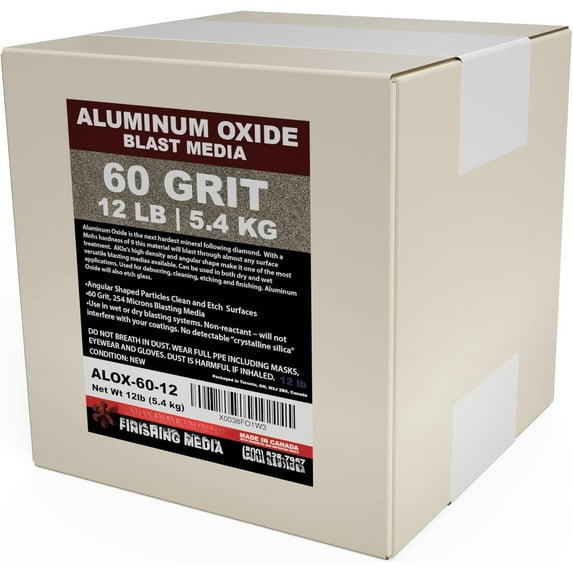 #60 Oxide - 12 LBS - Medium Long-Lasting Sand Blasting Media, High ...