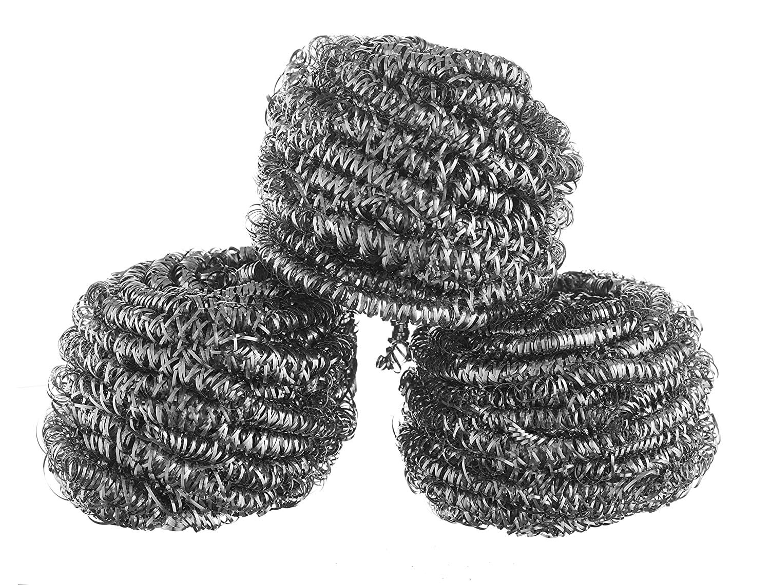 [60 PACK] Stainless Steel Sponges, Steel Wool Scrubber, Scrubbing ...