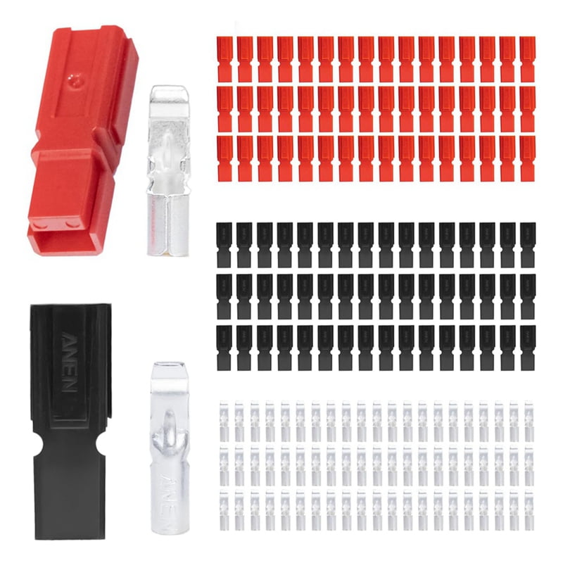 60 PCS 15A/30A/45 Amp Power Connectors Assortment Kit - Walmart.com