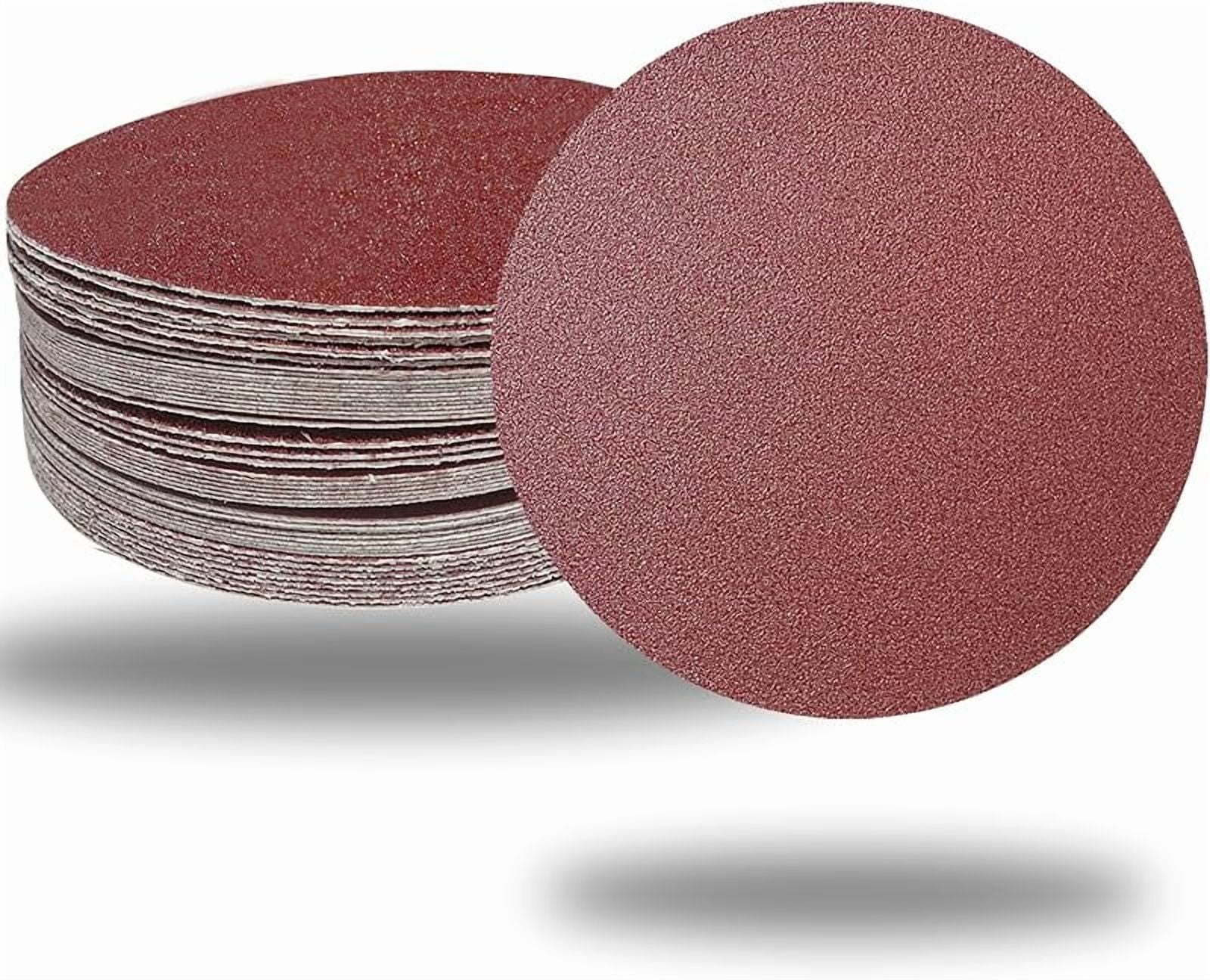 60 PCS 5" PSA Sanding Discs-10 Each of 80, 100, 120, 180,240, 400 Grit ...