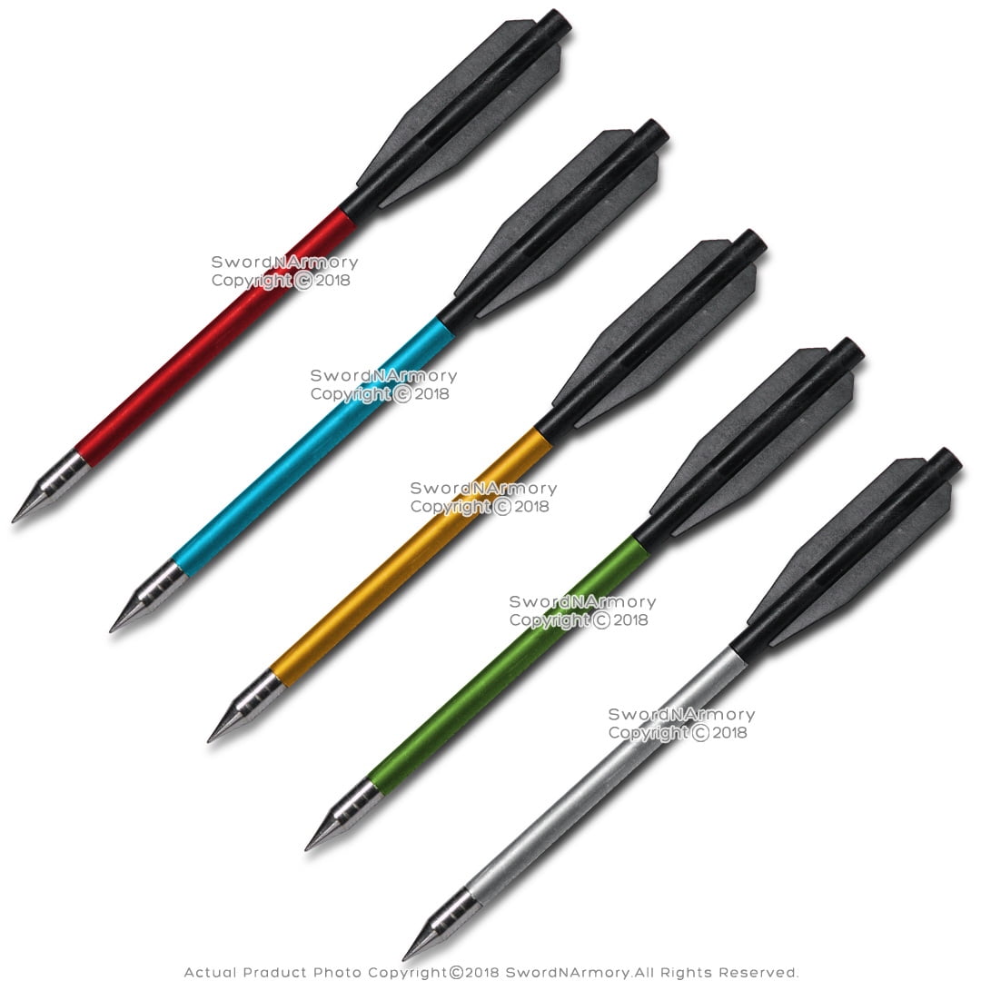 60 PCS 6.5" Munetoshi Aluminum Crossbow Arrows High Impact Bolts 50 ...