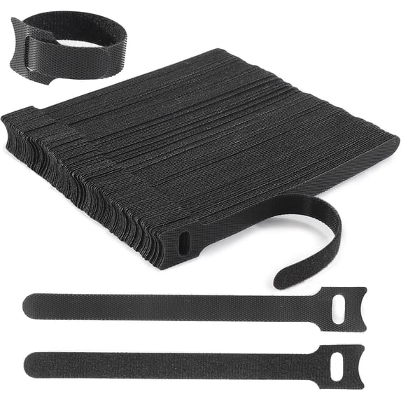 60 PCS 6 Inches Reusable Cable Ties, Adjustable Cord Straps Wire ...
