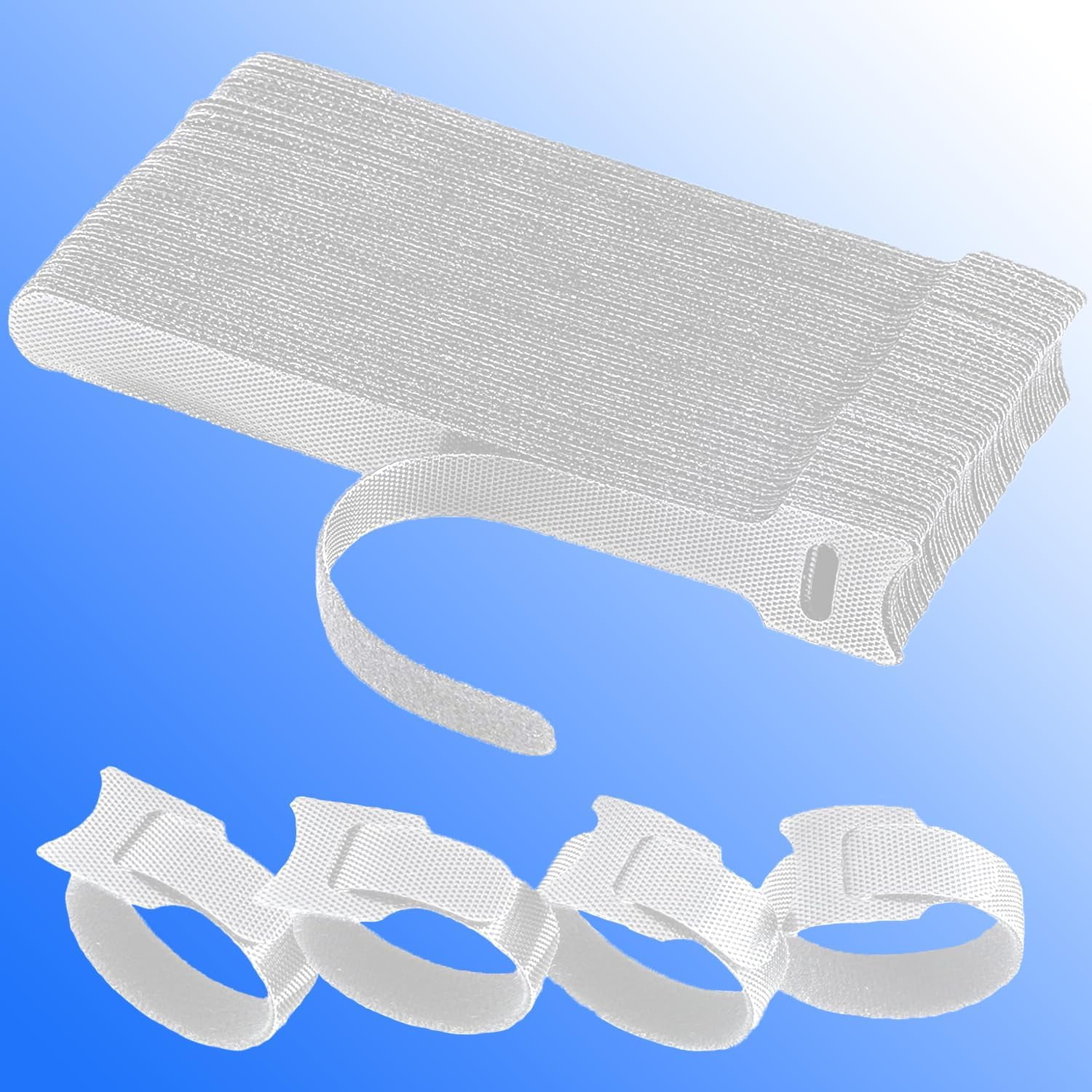 60 PCS 6 Inches Reusable Cable Ties Wire Cord Organizer Adjustable ...