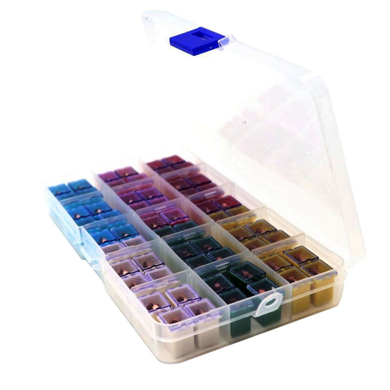 60 PCS Car Fuse Female TALL Square Shaped Assortment Set 20A 30A 40A ...