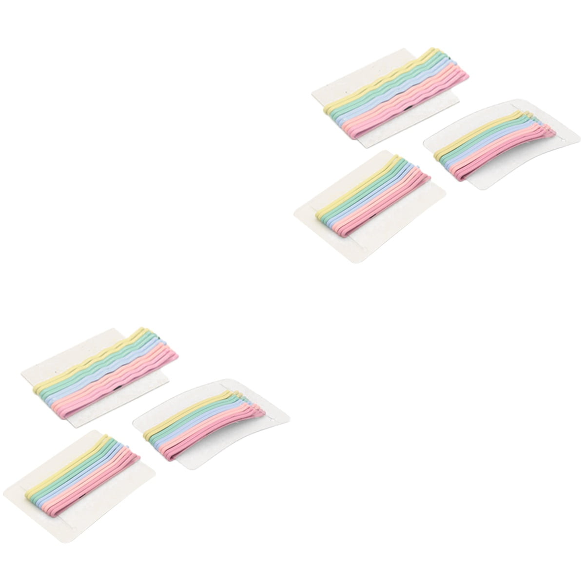 60 PCS Colorful Bobby Girlish Bobby U Shape Hairpins Hair Decoration ...