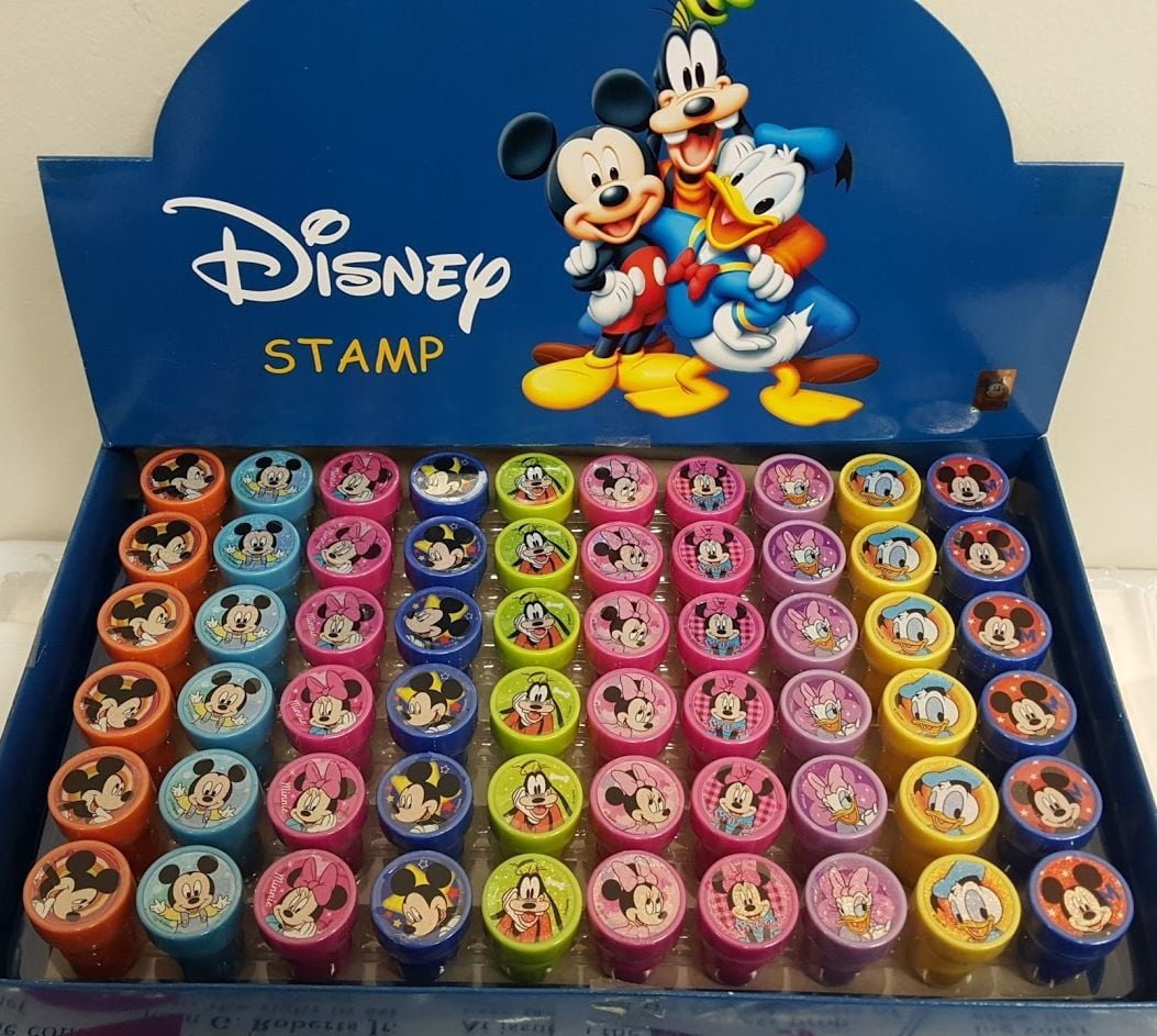 Disney Mickey Mouse 60 PCS Self-Inking Stampers, Kids Party Favors ...