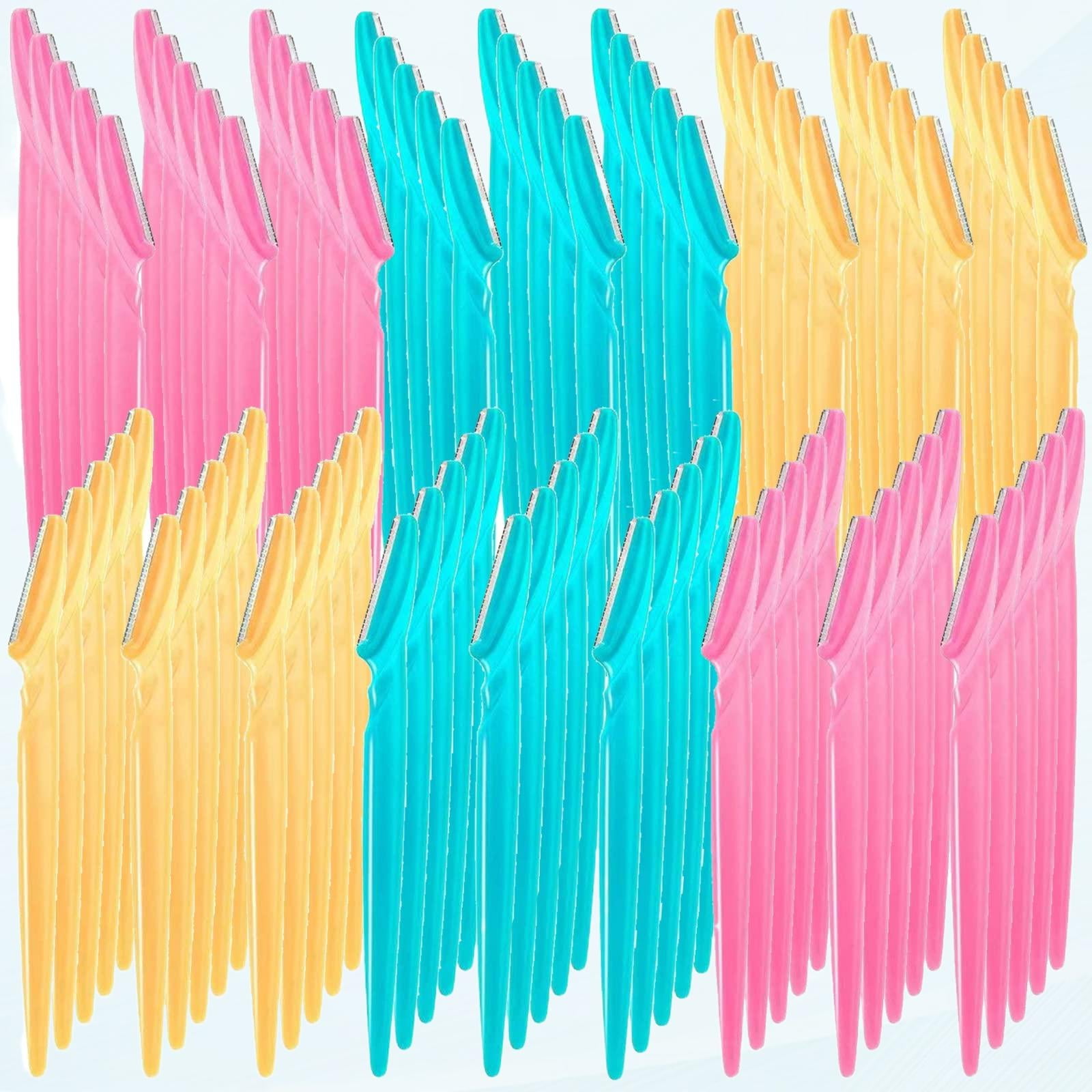 60 PCS Eyebrow Trimmer Multi-Purpose Exfoliating Dermaplaning Tool ...