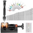 60 PCS Pin Vise Hand Drill Set, Micro Mini Twist Drill Bits PCB Drill ...