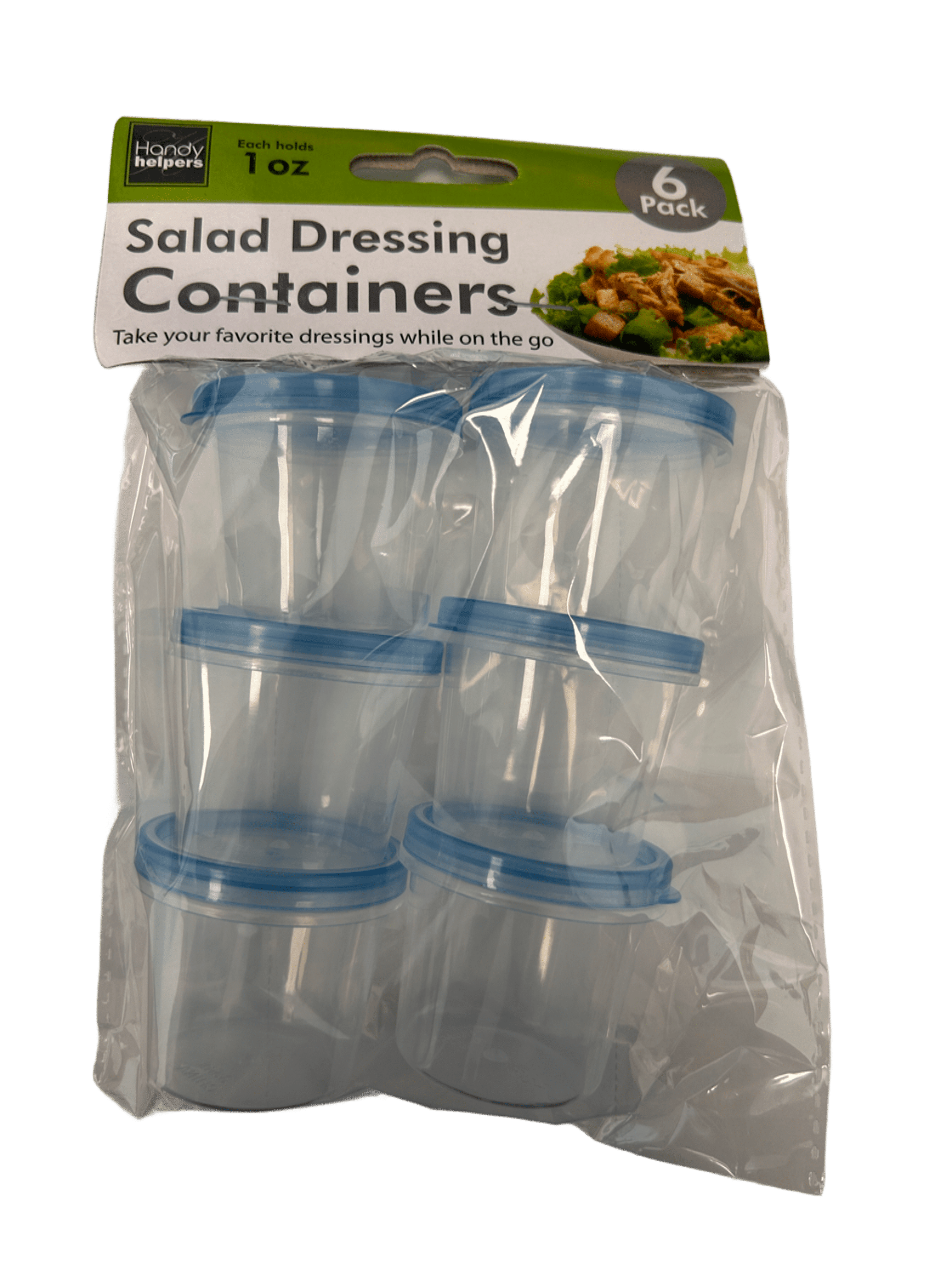 60 Pack 1 oz Salad Dressing Containers Set, Portable, Airtight ...