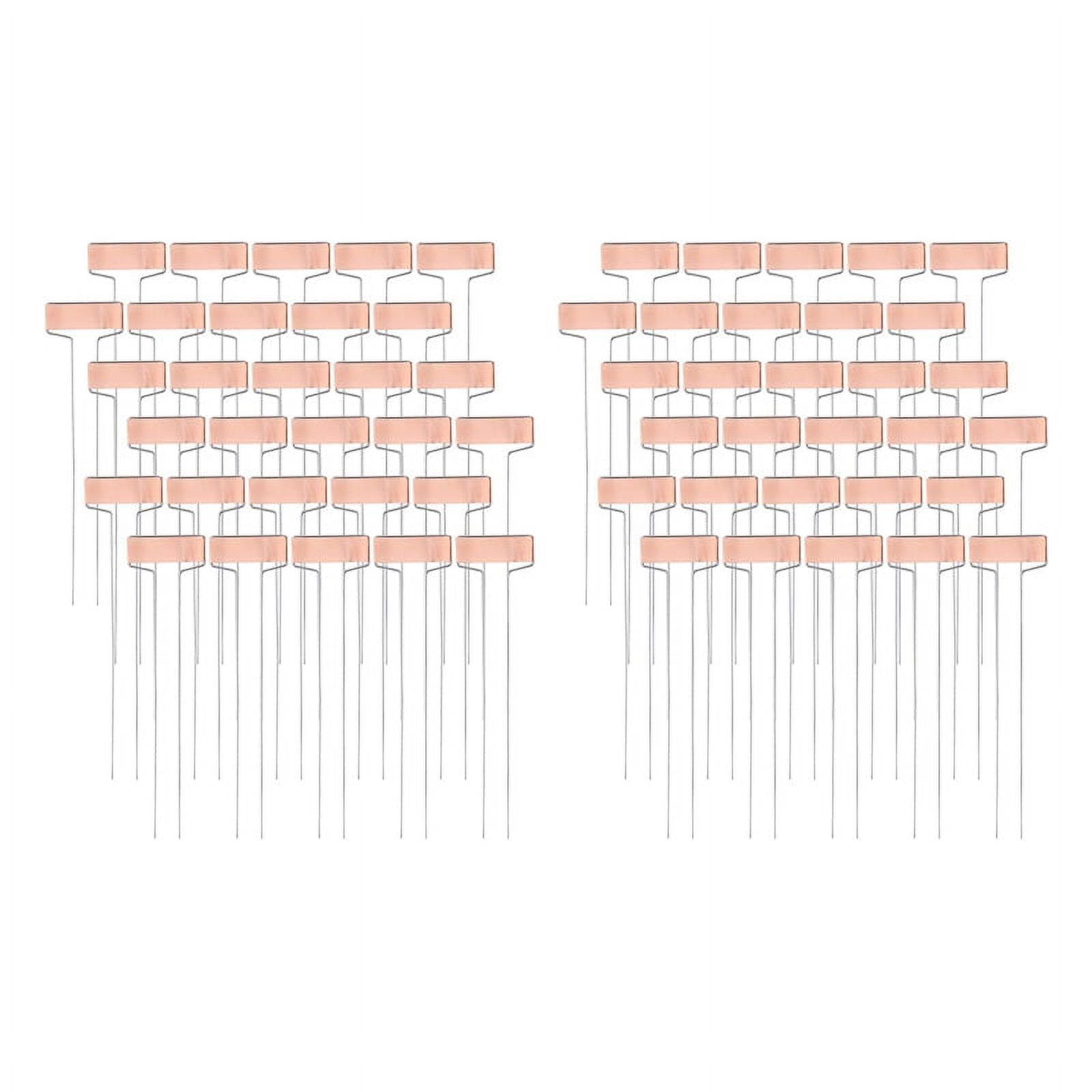 60 Pack 10 Inch High Copper Plate Metal Plant Labels Garden Stake Tags ...