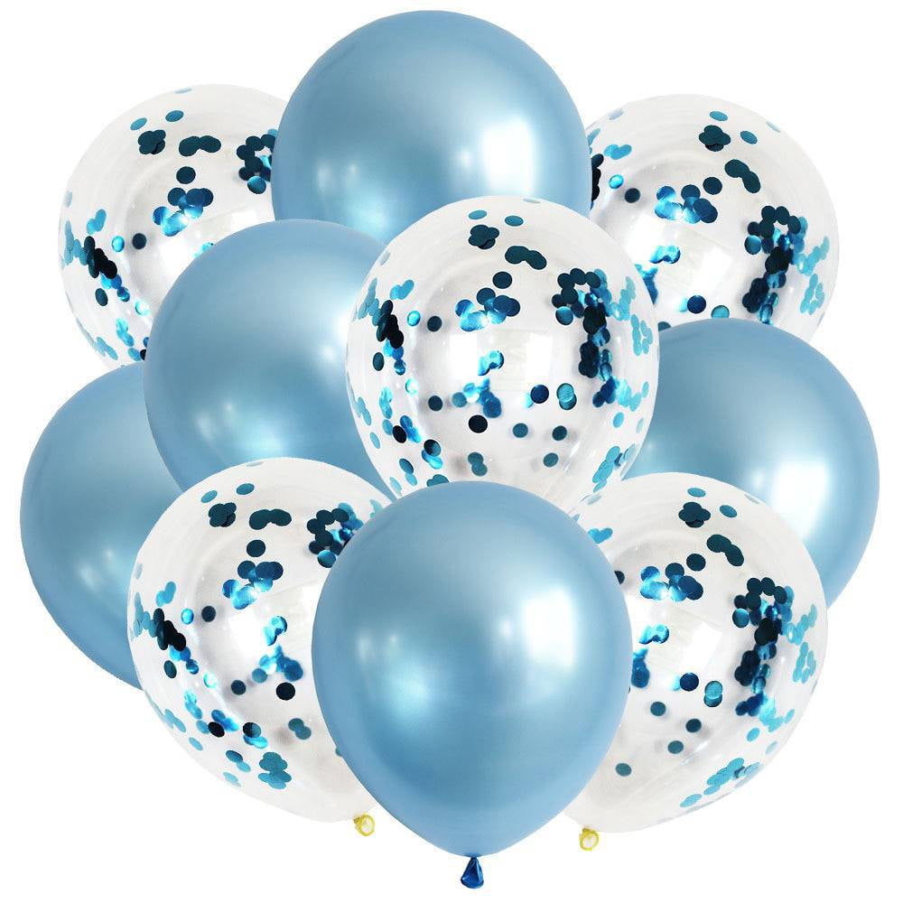 60 Pack 12 Inches, Pearl -Colored Balloons+Sequins Balloon | Latex ...