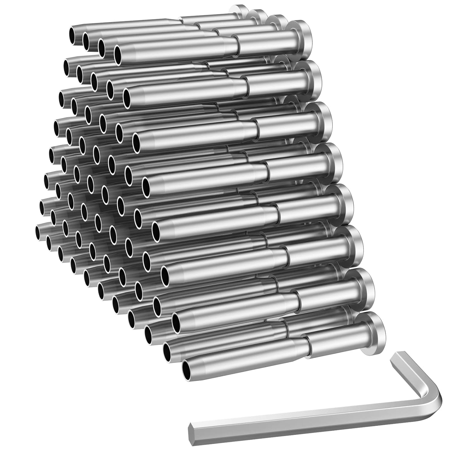 60 Pack 3/16" Invisible Cable Railing kit, T316 Stainless Steel ...