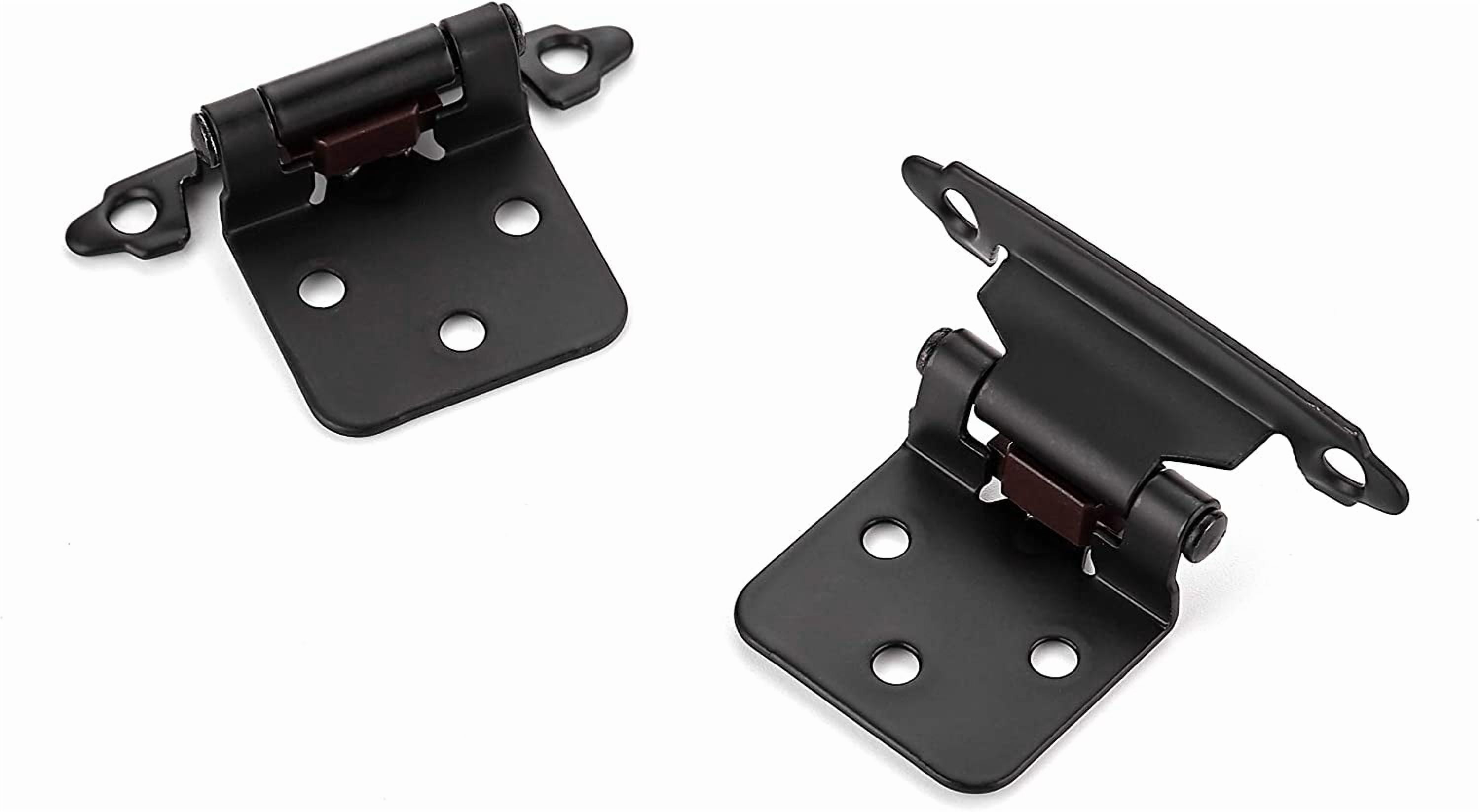 60 Pack (30 Pairs) 1/2" Overlay (Variable) Cabinet Hinges, Self-Closing ...