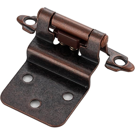 60 Pack (30 Pairs) 3/8 Inch Inset Cabinet Hinges, Self-Closing Face ...