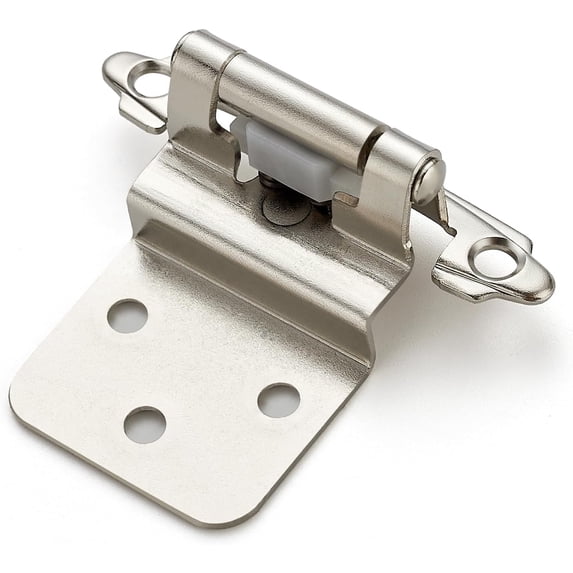 60 Pack (30 Pairs) 3/8 Inch Inset Cabinet Hinges, Self-Closing Face ...