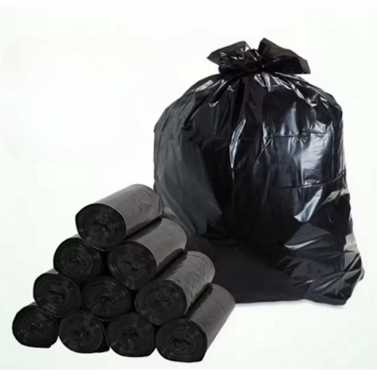 60-Pack 35 Gallon Lightweight Stretchable Trash Bags - Star-Sealed ...
