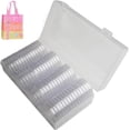 60 Pack 41mm Air-Tite Coin Holders with Case - Crystal Clear, Thick ...