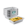 60 Pack 8x6 Disposable Aluminum Pans Aluminum-foil-pans-tin-foil-baking ...