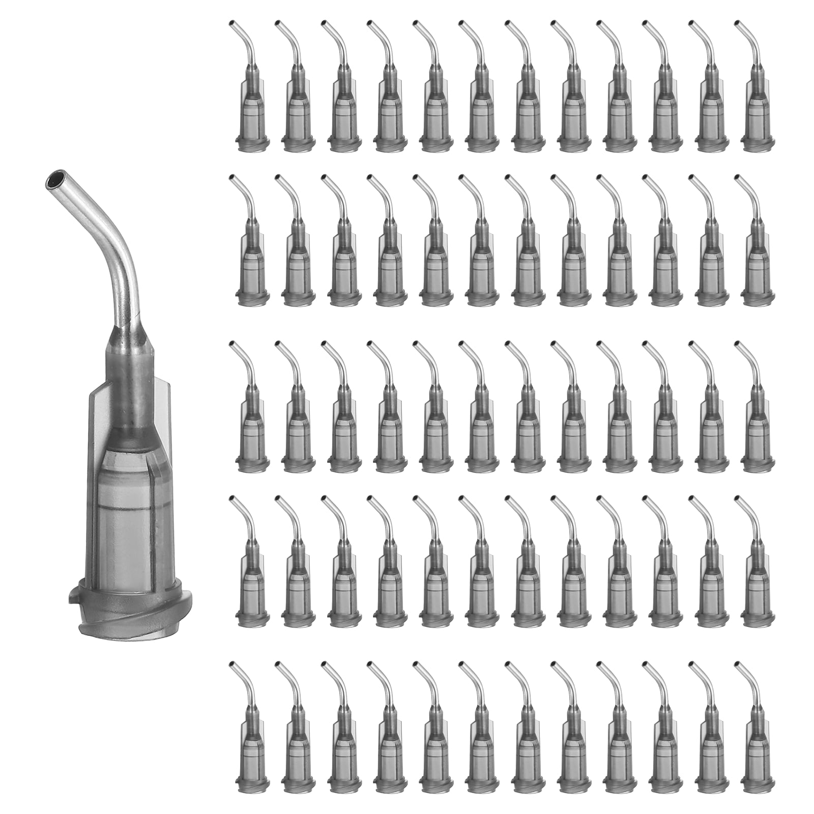 60 Pack Blunt Tip Dispensing Needles, 16Ga Gauge Stainless Steel 45 ...