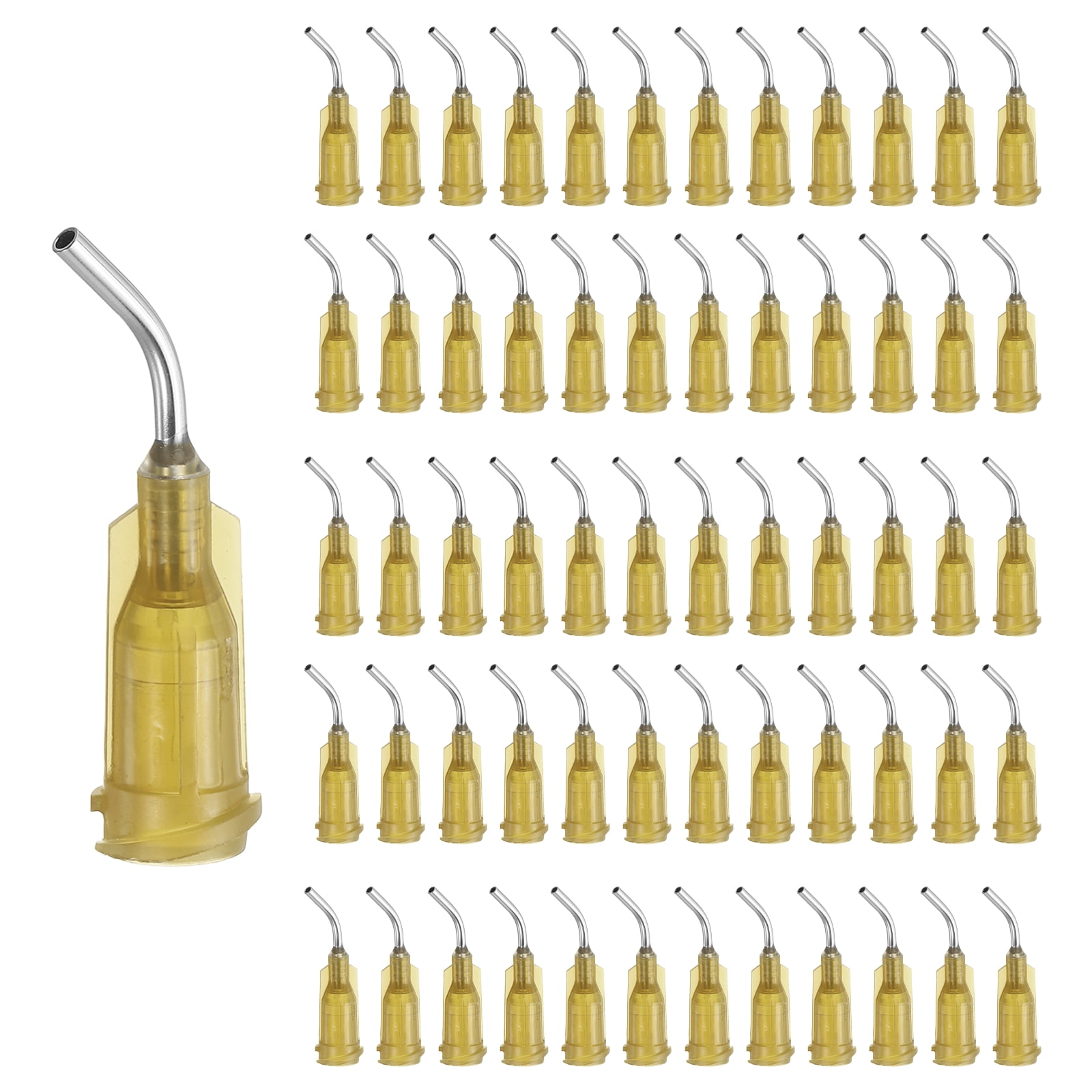 60 Pack Blunt Tip Dispensing Needles, 17Ga Gauge Stainless Steel 45 ...