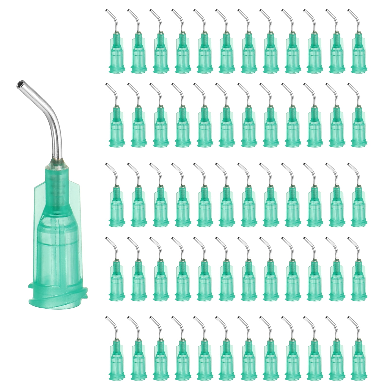 60 Pack Blunt Tip Dispensing Needles, 18Ga Gauge Stainless Steel 45 ...