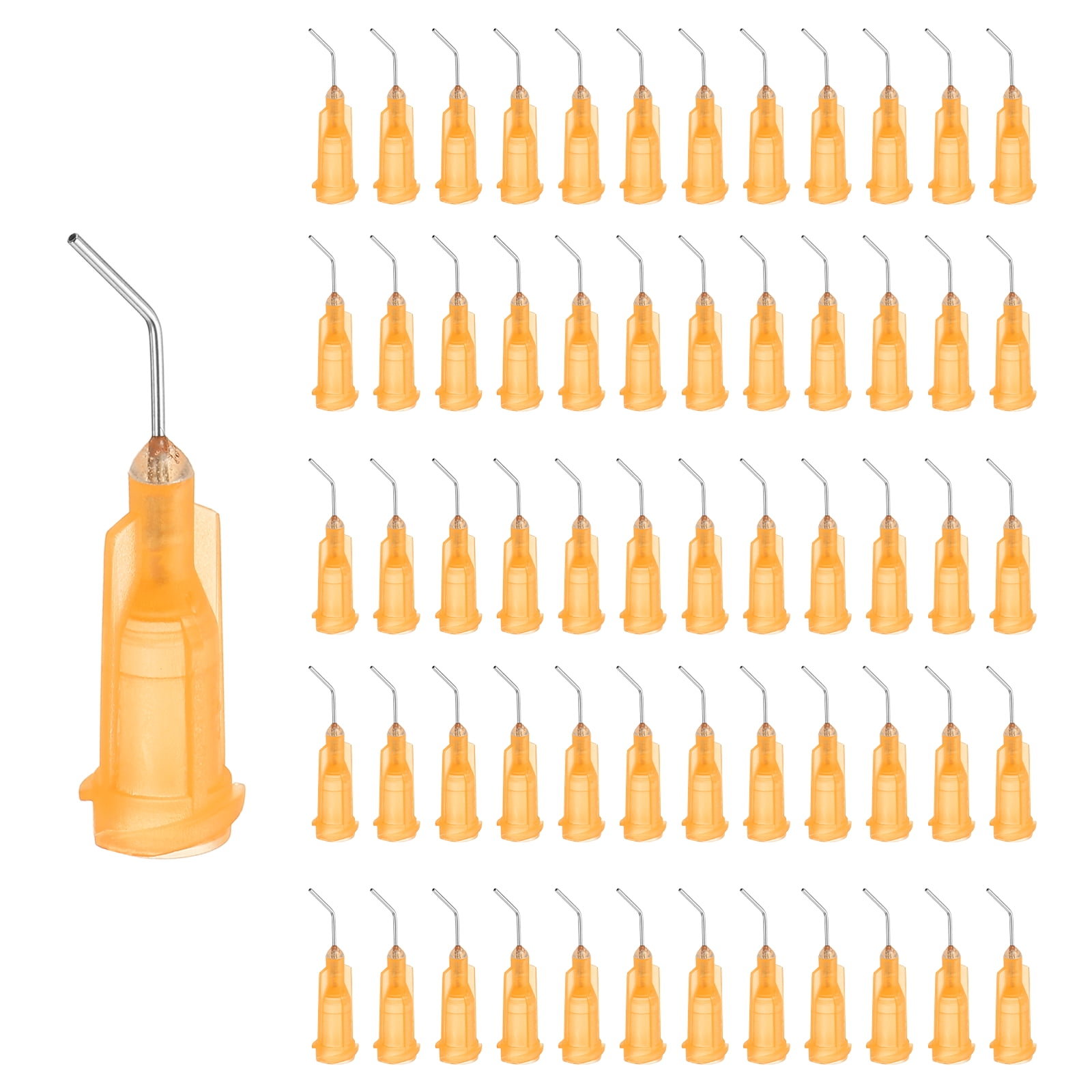 60 Pack Blunt Tip Dispensing Needles, 23Ga Gauge Stainless Steel 45 ...