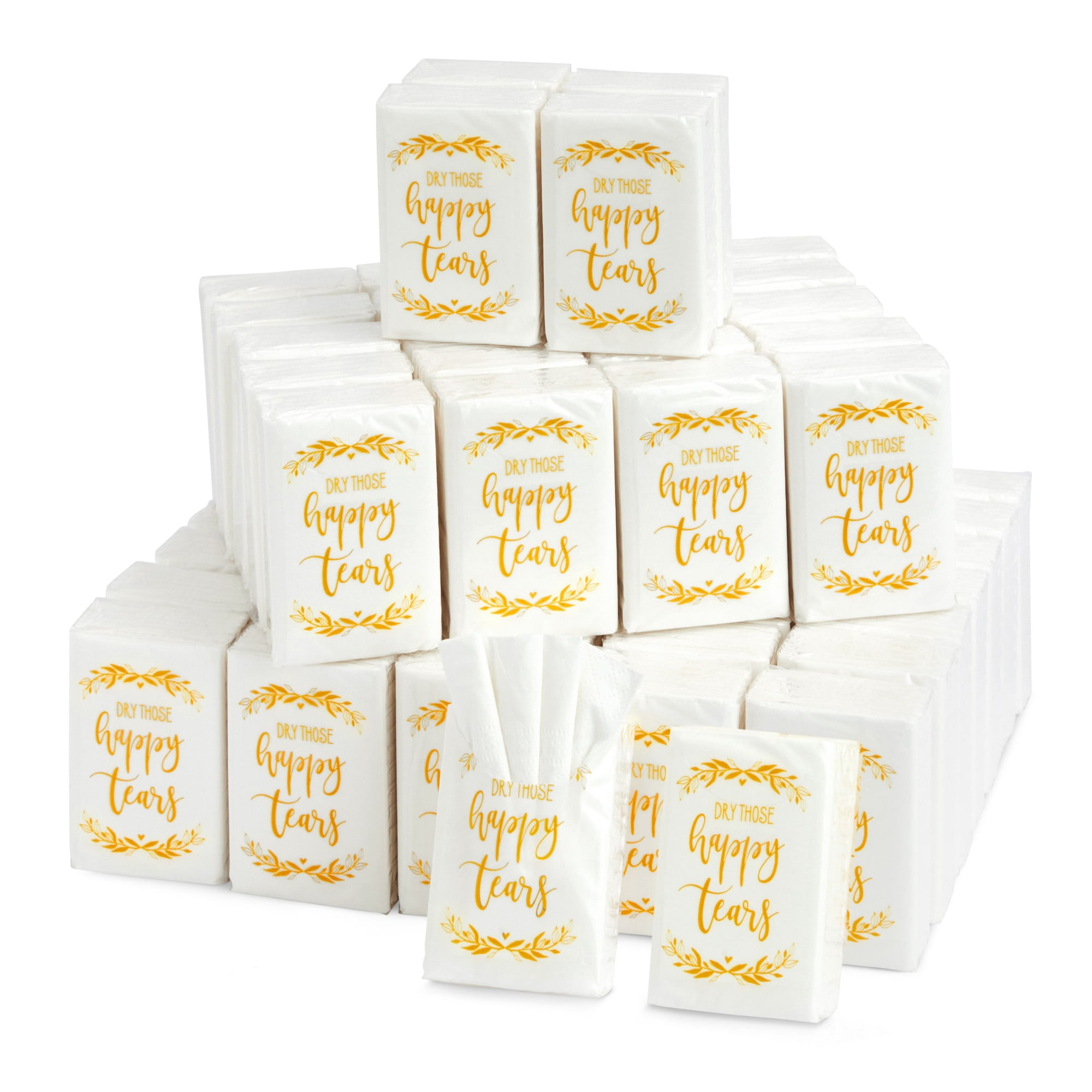 60-Pack Bulk Pocket-Size Travel Tissues Packs for Graduation ...