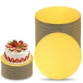 60 Pack Cake Boards Round, 10 Inch Gold Cake Board Circles Rounds Base ...