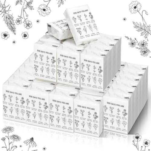 60 Pack Christian Facial Tissues God Says You Are Pocket Size Facial ...