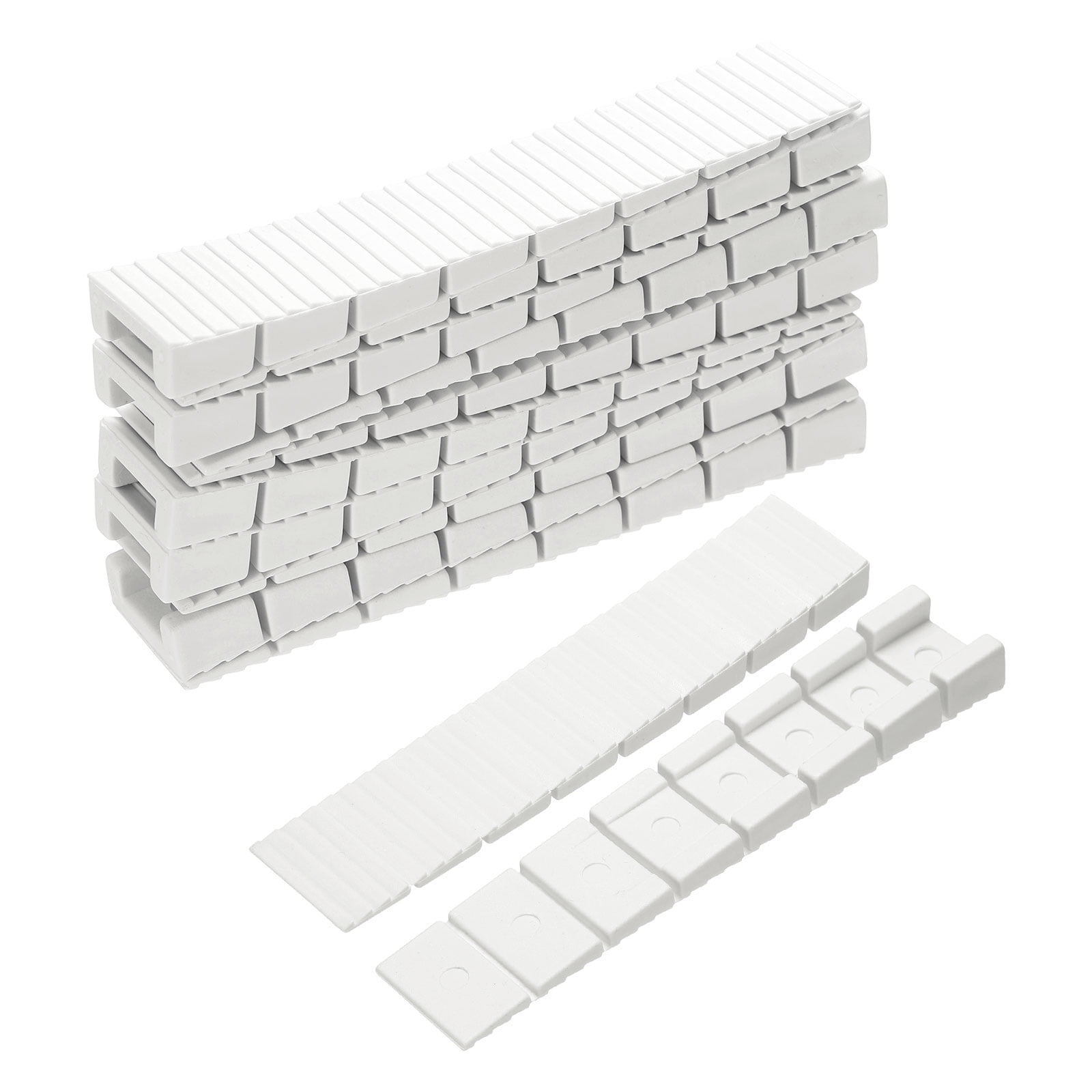 60 Pack Composite Shims and Leveling Wedges, 3.94-in White Plastic ...