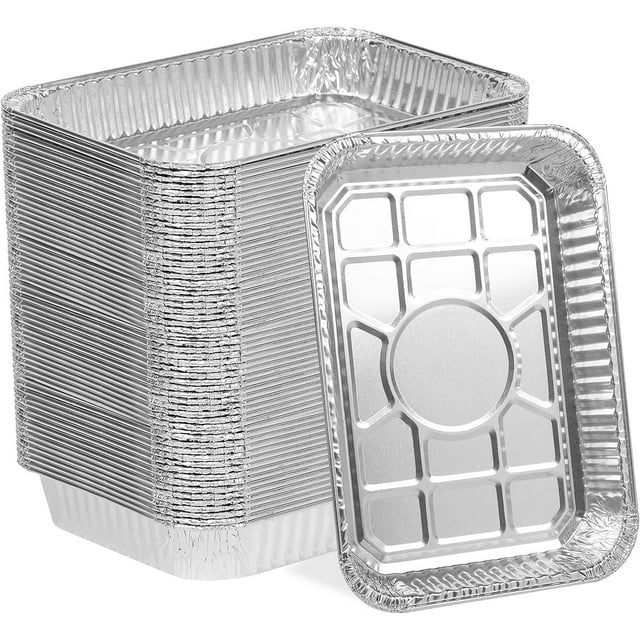 Weber BBQ Accessories: 60 Pack Disposable Aluminium Foil Drip Pans for ...