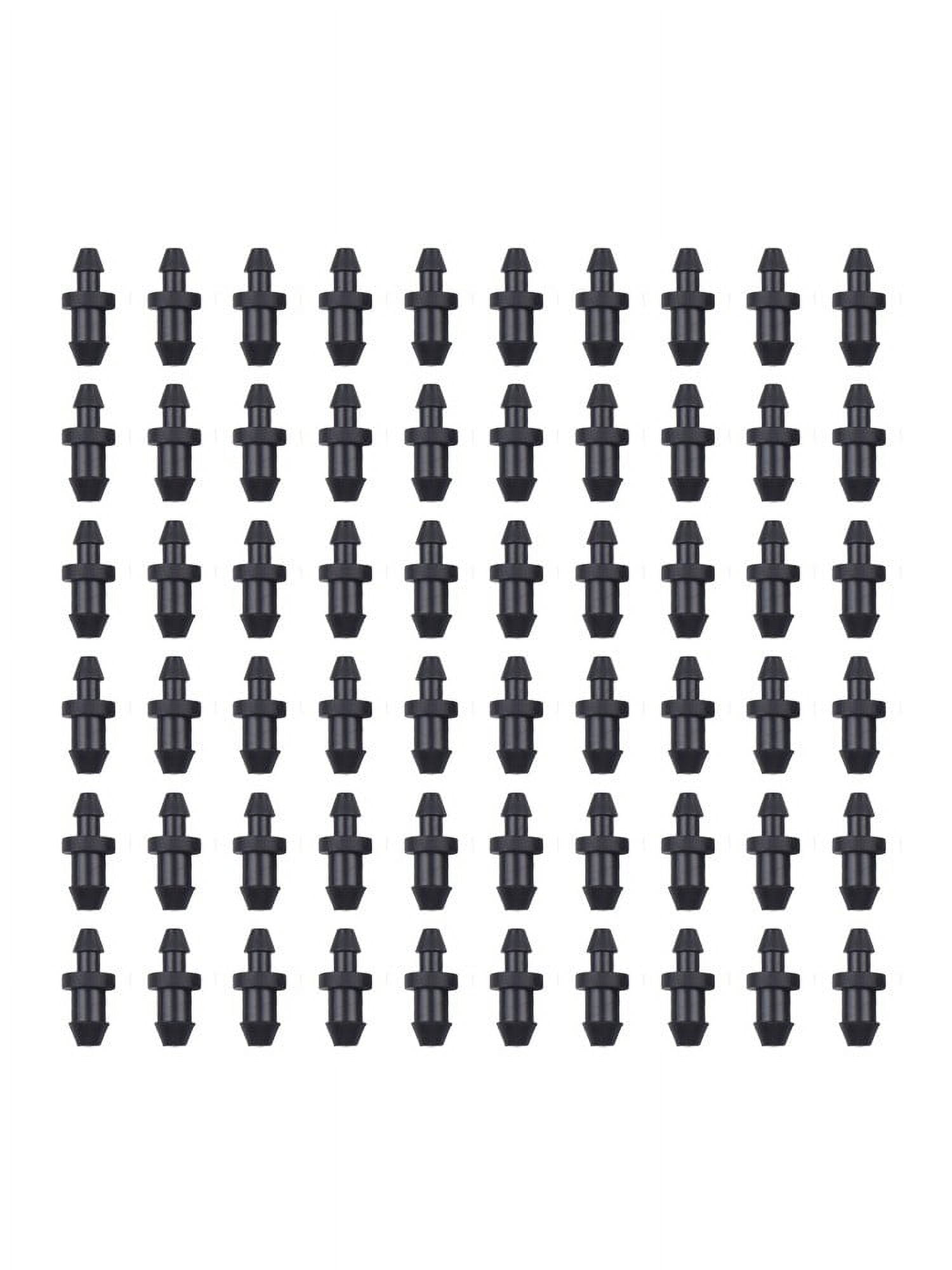 60-Pack End Plug Hole Seal Stoppers for 1/4 Inch Drip Irrigation Tubing ...