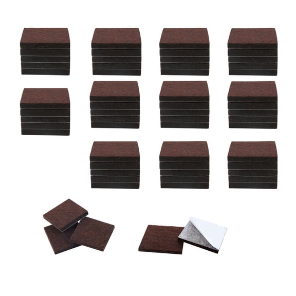 Felt Feet Pads for Furniture in Black & Grey | Floor Protectors