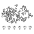 60-Pack Flat Head Machine Screws, M1.2x2mm 304 Stainless Steel Phillips ...