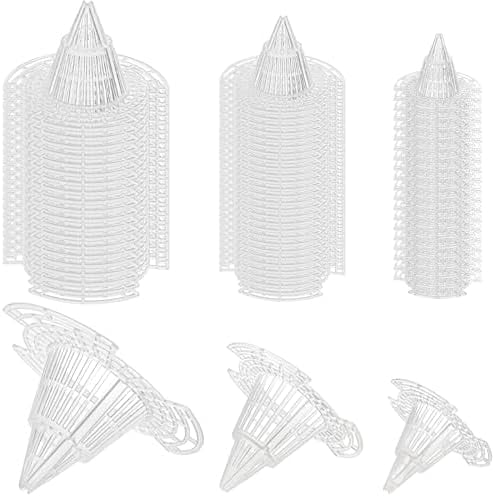 60 Pack Flower Pot Hole Mesh Pad, Plastic Cone Planter Bottom Filtering ...