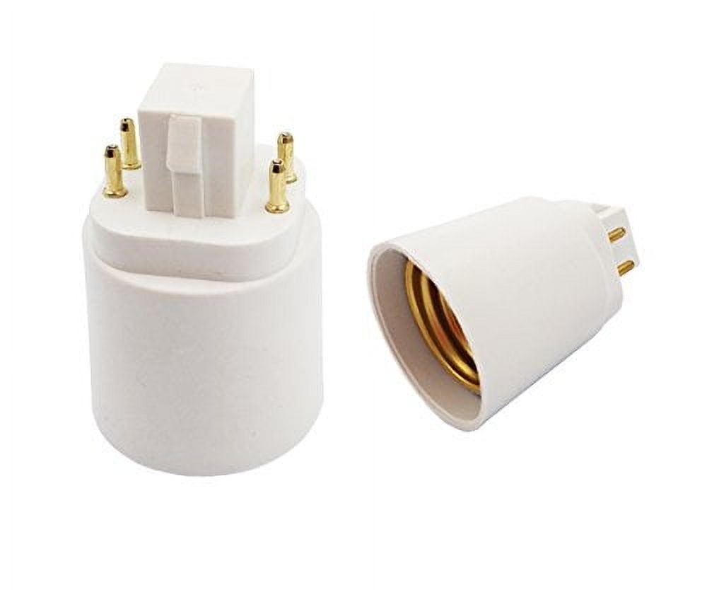 60-Pack GX24q to E26 Lamp Base Converter,GX24q-3 Adapter,G24 to E26 ...